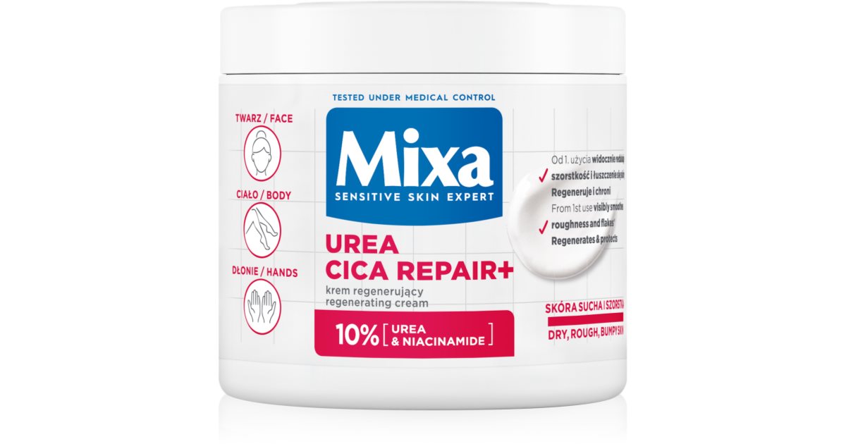Mixa Mixa Body Care Urea Cica Repair regenerujący krem do ciała do ...