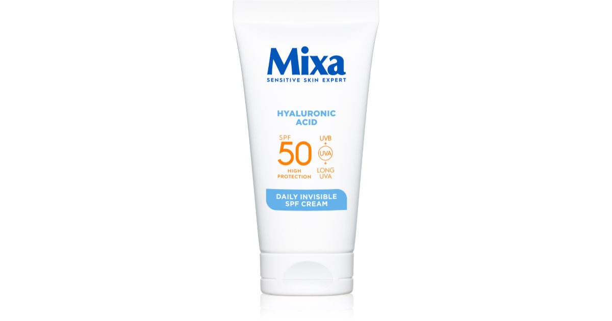 Mixa Daily Invisible SPF Cream krem nawilżający na dzień SPF 50