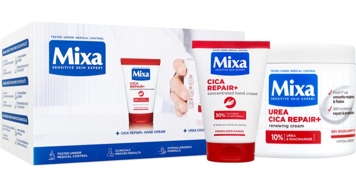 Mixa Cica Repair+ coffret cadeau corps | notino.fr