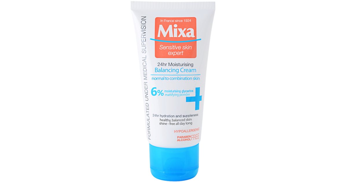 MIXA 24 HR Moisturising Balancing And Moisturizing Cream for Normal and ...