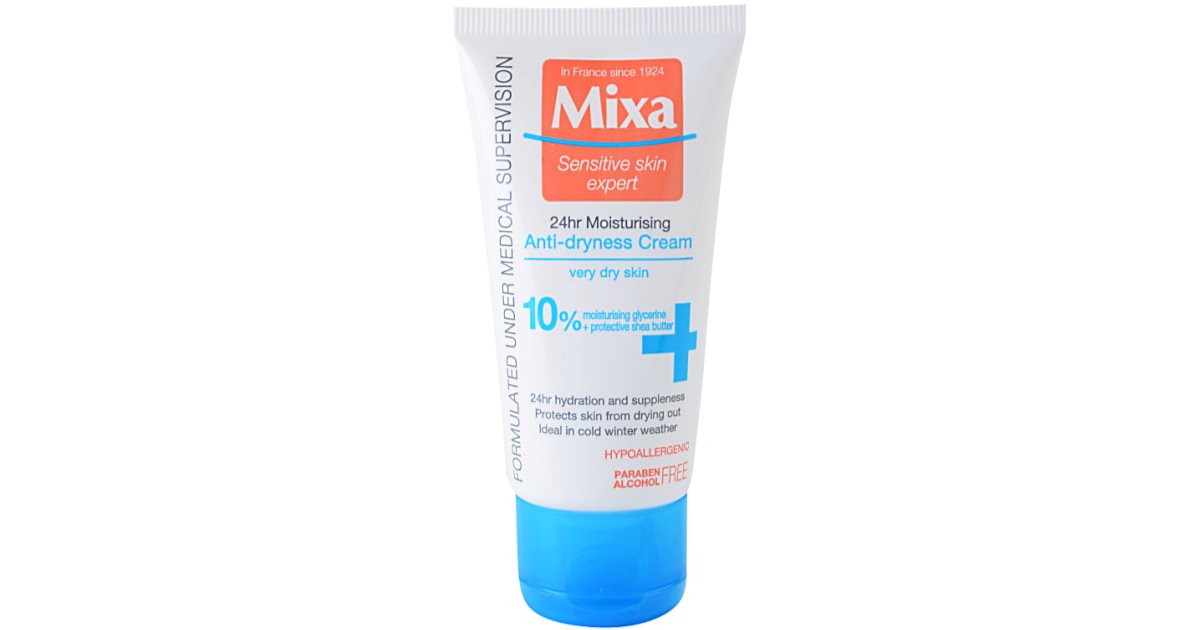 MIXA 24 HR Moisturising Moisturizing and Nourishing Cream For Very Dry ...