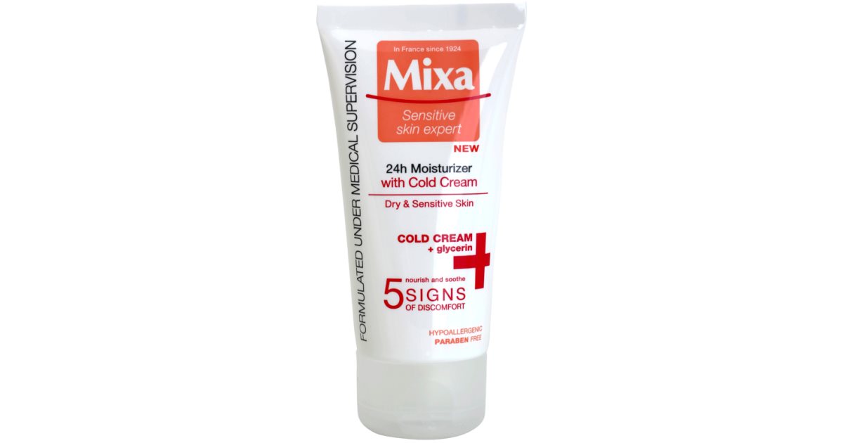 MIXA 24 HR Moisturising Moisturizing and Nourishing Cream To Soothe And ...