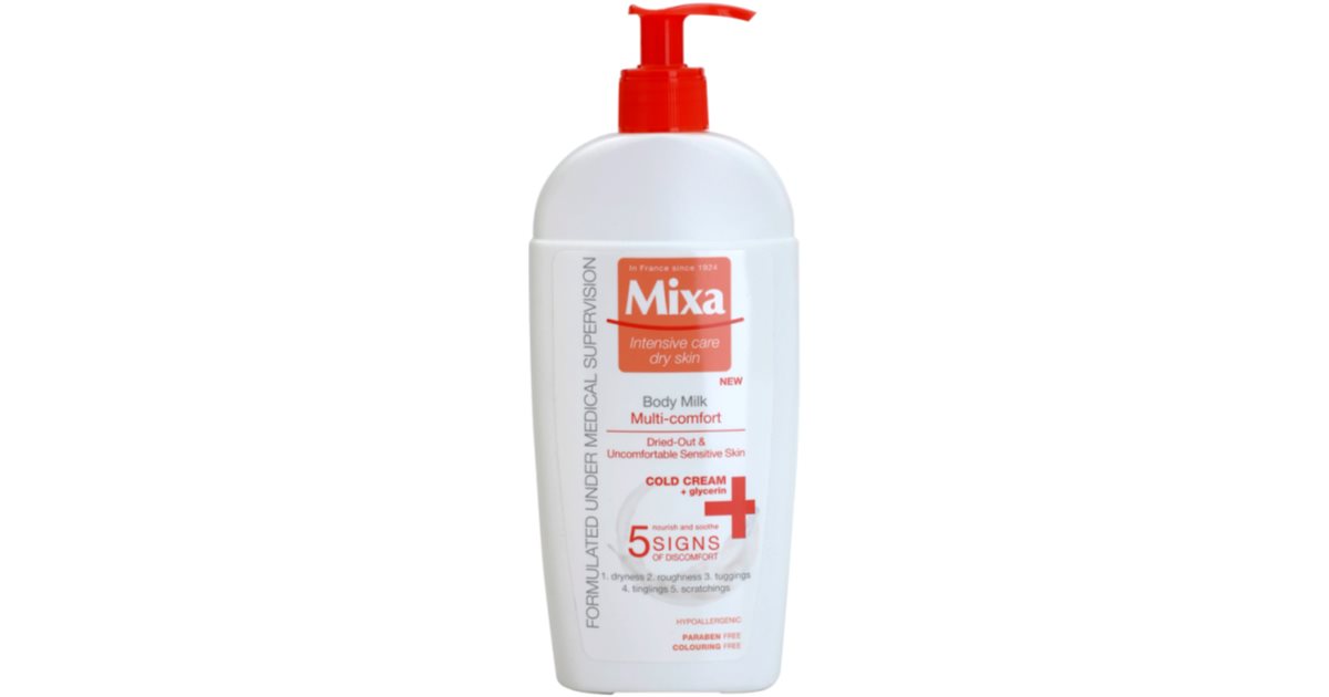 Mixa Multi-Comfort refreshing body lotion for sensitive skin | notino.co.uk