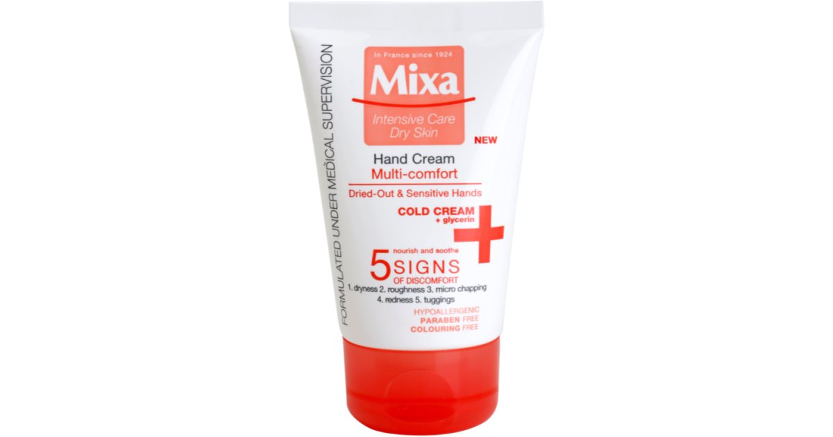 Mixa Multi-Comfort nourishing moisturiser for hands | notino.co.uk