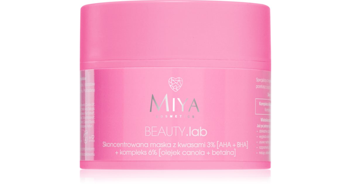 MIYA Cosmetics BEAUTY.lab exfoliating mask | notino.co.uk