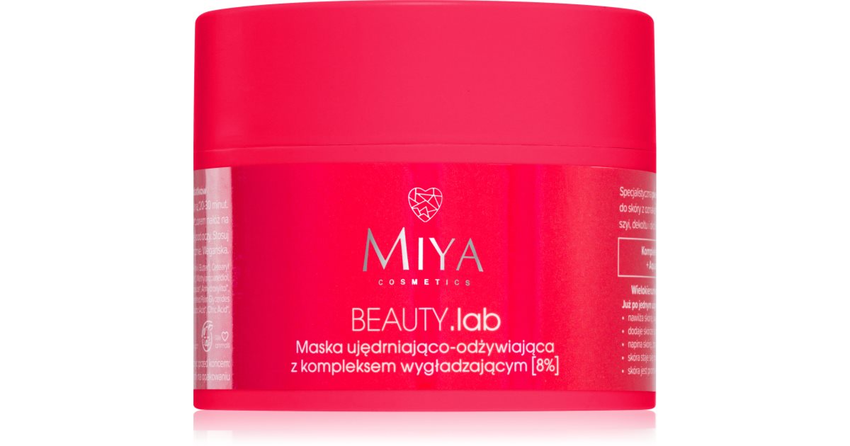 MIYA Cosmetics BEAUTY.lab mascarilla nutritiva y reafirmante | notino.es