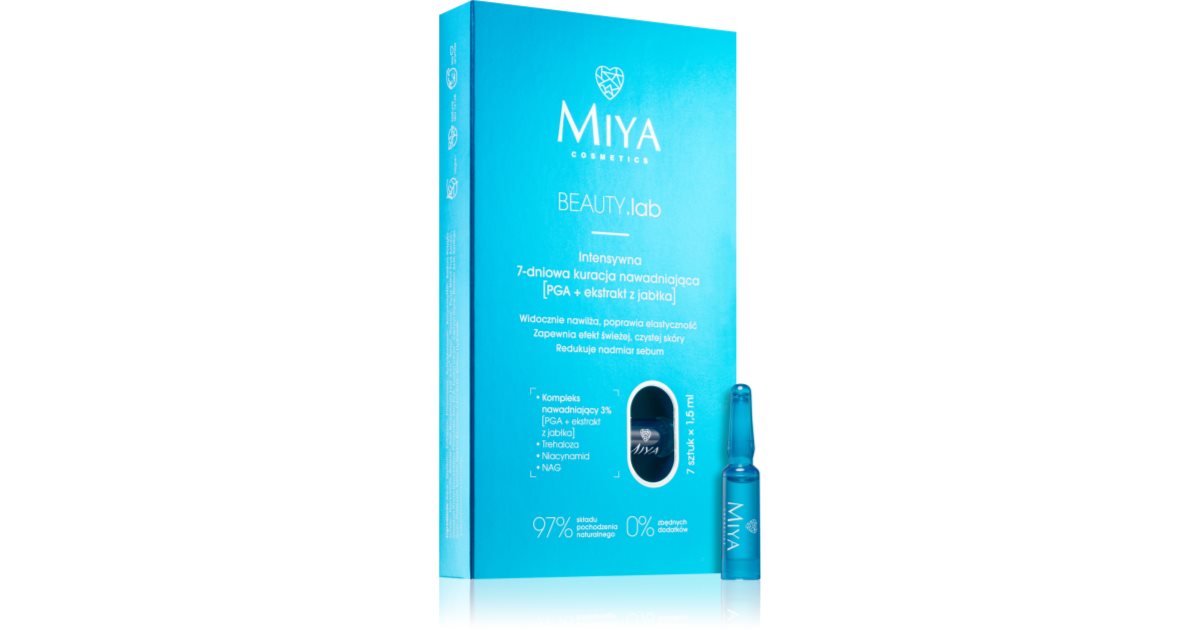 MIYA Cosmetics BEAUTY.lab intensive treatment with moisturising effect ...