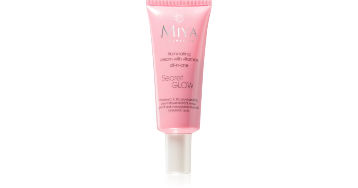 MIYA Cosmetics SecretGLOW brightening cream with vitamins | notino.co.uk