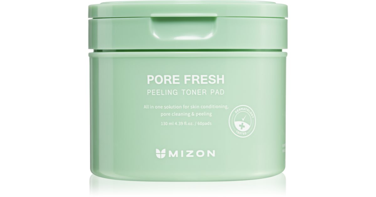 Mizon Pore Fresh Peeling-Pads für das Gesicht für empfindliche Haut mit ...