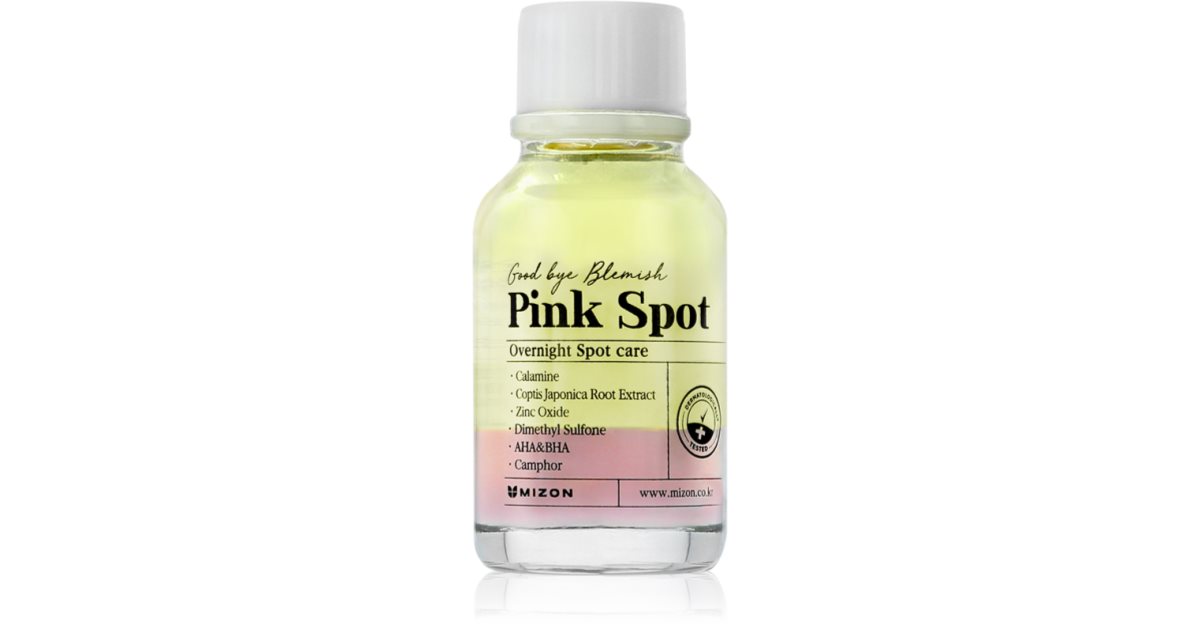 Mizon Good Bye Blemish Pink Spot topical serum with powder to treat ...