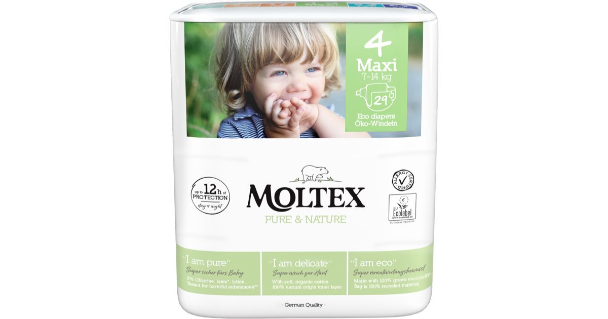 Moltex Pure & Nature Maxi Size 4 Einweg-Ökowindeln | notino.ch