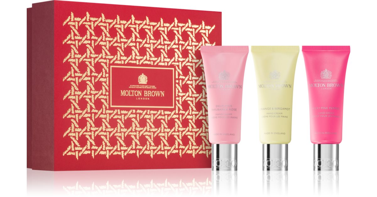 Molton Brown Hand Cream Trio Set zestaw upominkowy (do rąk) unisex | notino.pl