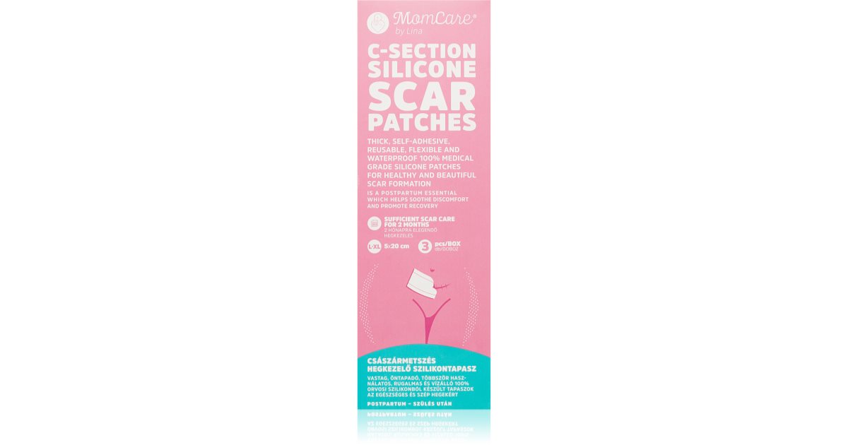 MomCare by Lina C-Section Silicone Scar Patches силиконови лепенки за ...