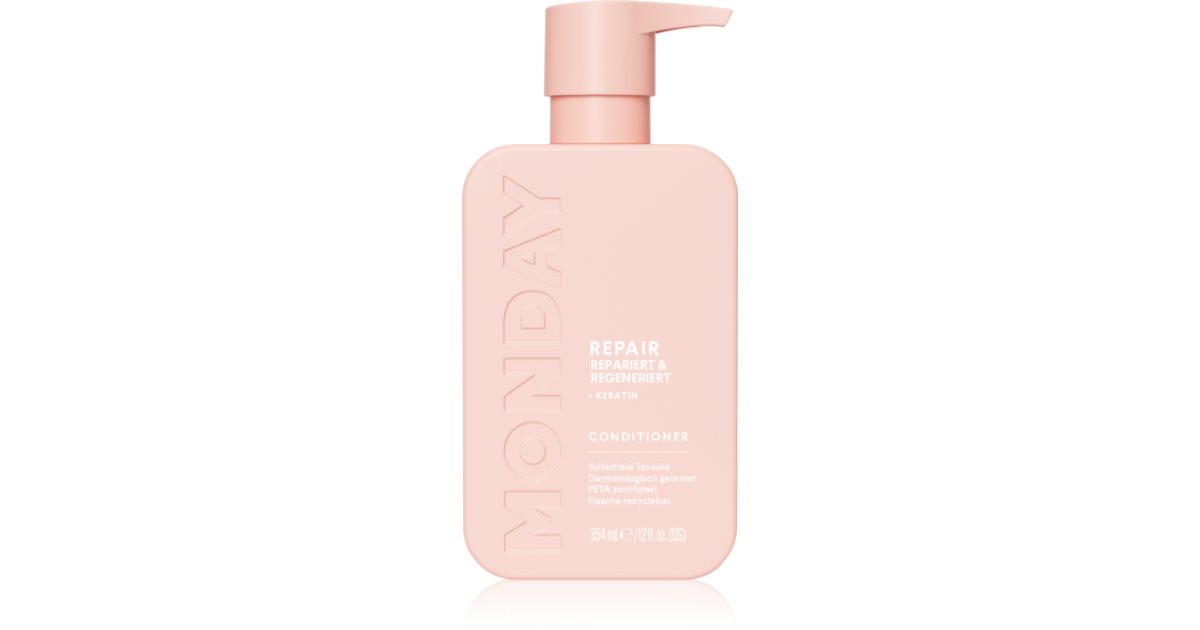 MONDAY Repair après-shampoing rénovateur pour cheveux secs et abîmés ...