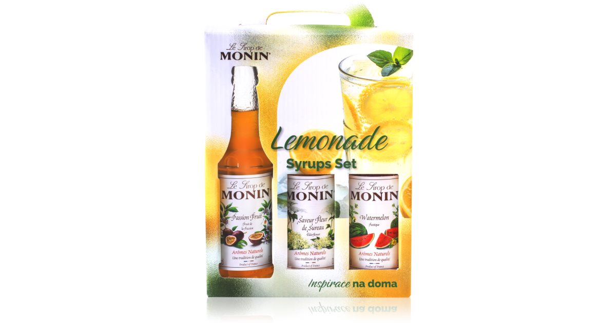 Monin Lemonade Maracuja, Meloun, Bezinka dárková sada | notino.cz