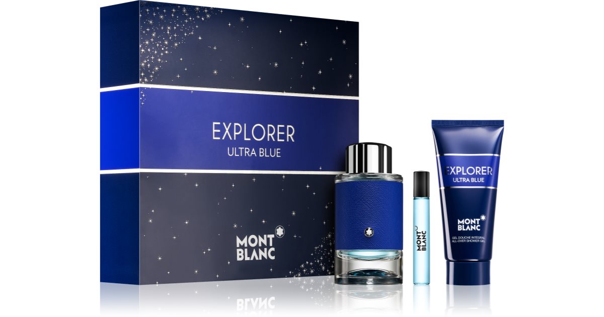 Montblanc Explorer Ultra Blue подарунковий набір для чоловіків Великий ...