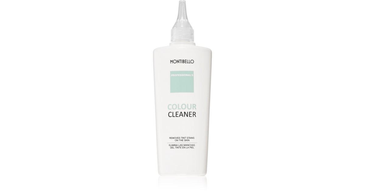 Montibello Professional's Colour Cleaner colour stain remover from the ...