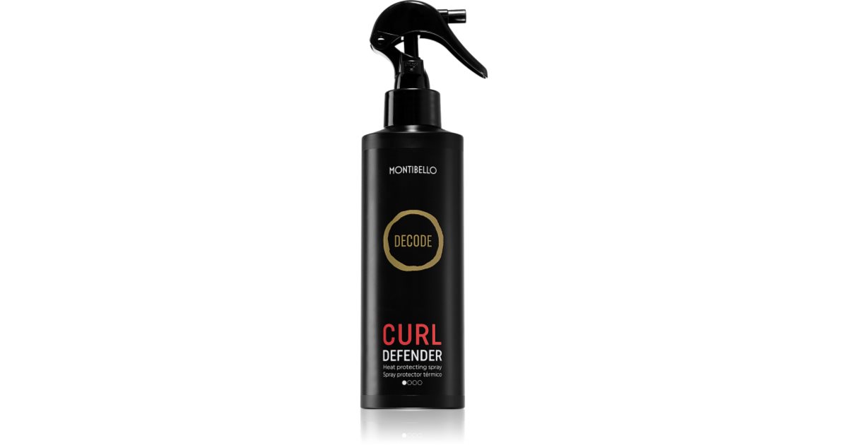 Montibello Decode Curl Defender heat protection hair spray | notino.co.uk