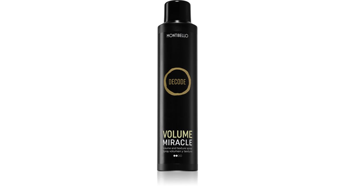 Montibello Decode Volume Miracle Spray spray protector térmico para dar ...