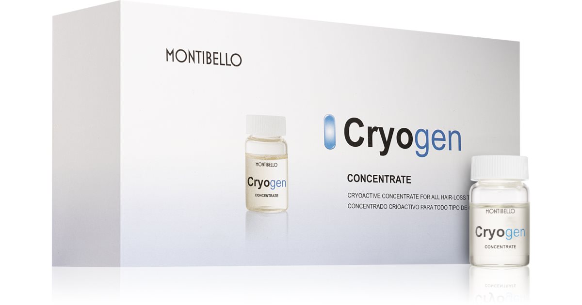 Montibello Cryogen Concentrate hair growth treatment against hair loss ...