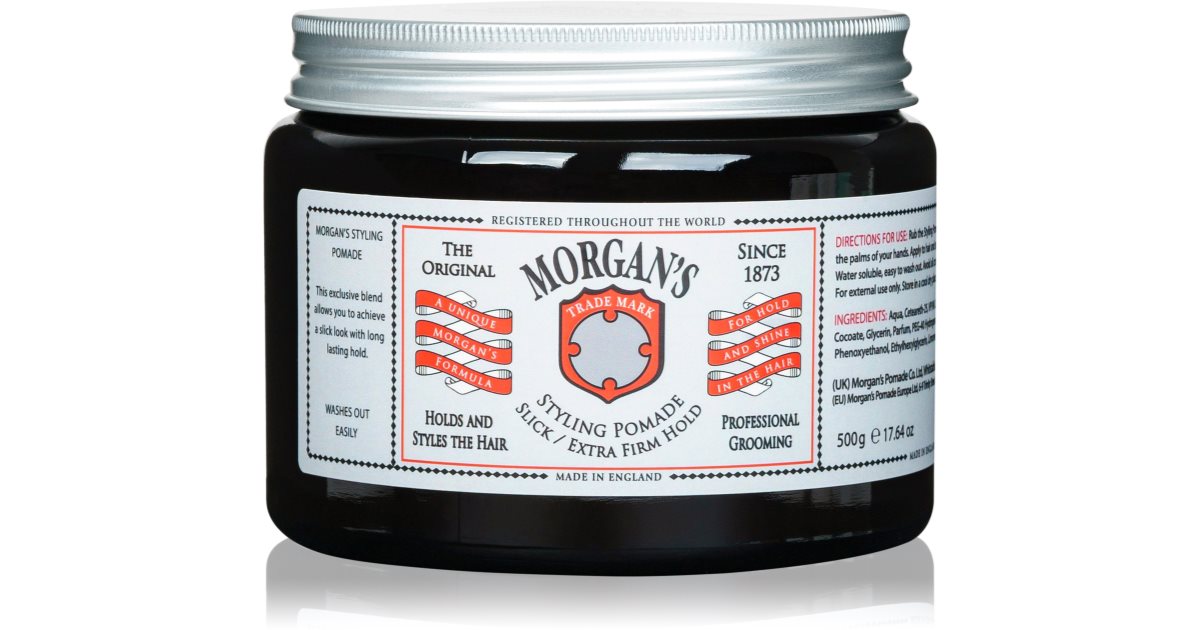 Morgan's Styling Pomade Slick and Extra Firm Hold Haar pommade met ...