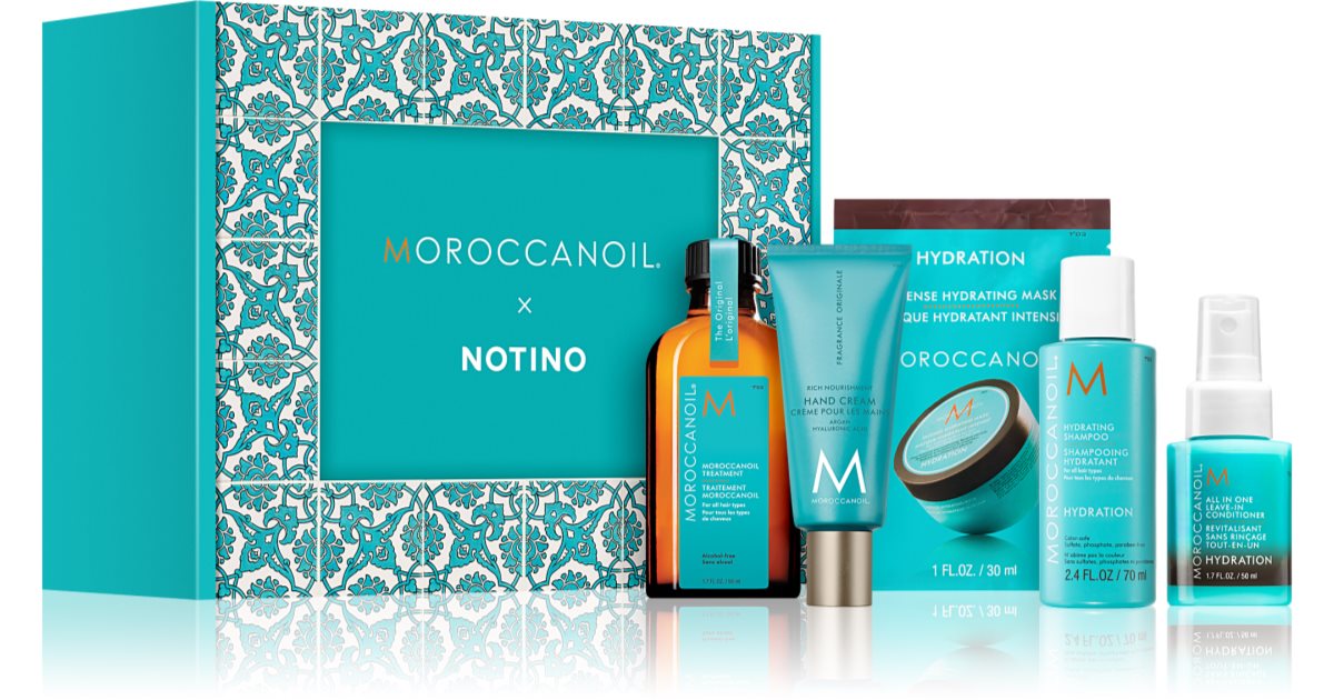 Moroccanoil x Notino Hydration Hair Care Box Gift Set limited edition for women | notino.ie