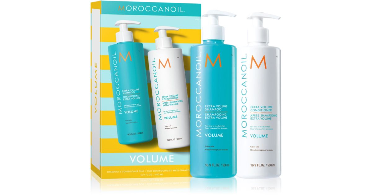 Moroccanoil Volume Shampoo & Conditioner Duo Set für mehr Haarvolumen ...