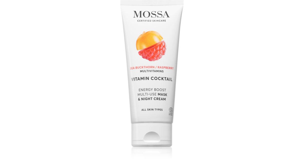 Mossa Vitamin Cocktail revitalising cream and mask for the face ...