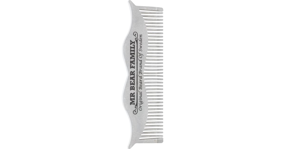 Mr Bear Family Grooming Tools pettine in acciaio per barba | notino.it