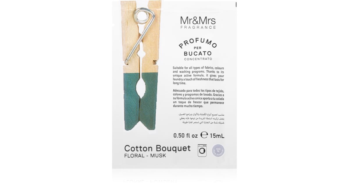 Mr & Mrs Fragrance Laundry Cotton Bouquet concentrated fragrance for ...