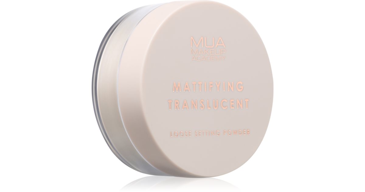 MUA Makeup Academy Matte Transparent Loose Powder for a matt look ...