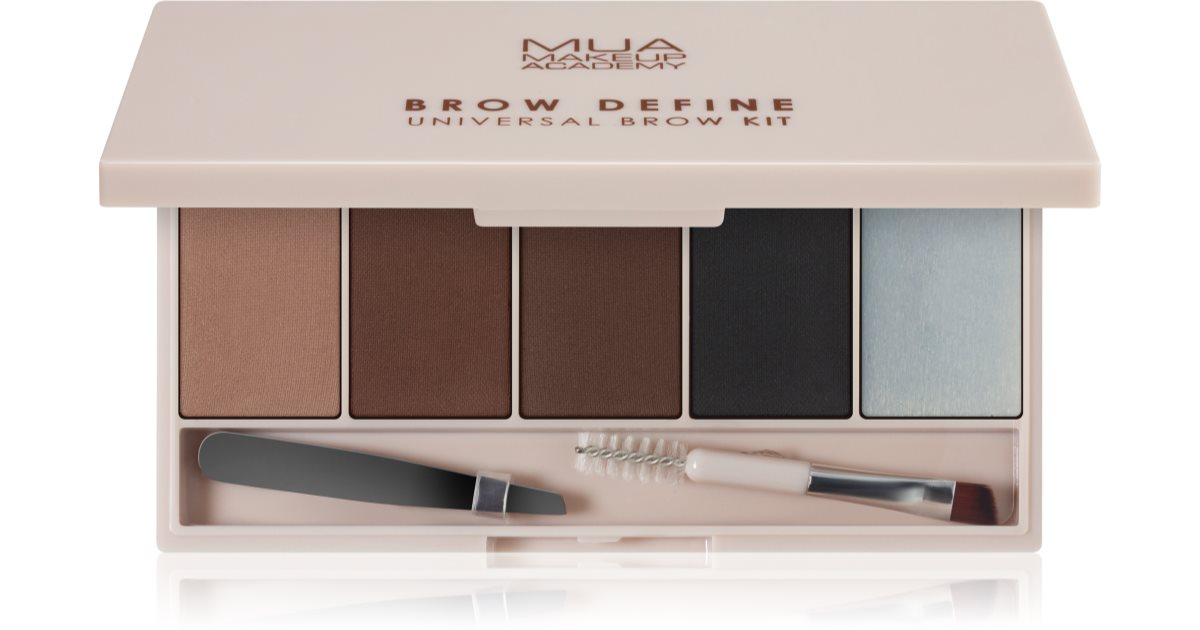 MUA Makeup Academy Brow Define Eyebrow Powder Palette with applicator ... MUA Makeup Academy Brow Define Eyebrow Powder Palette with applicator ...