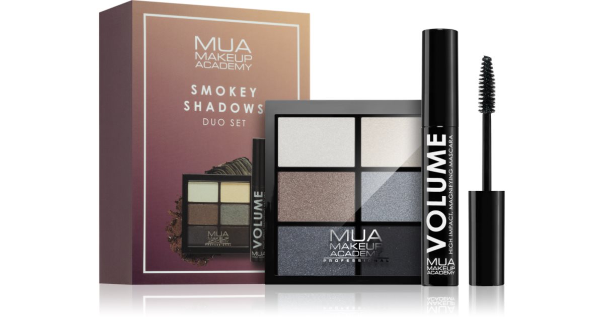 MUA Makeup Academy Duo Set Smokey Shadows Gift Set for a smoky makeup ...