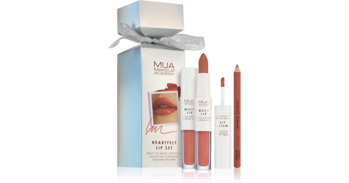 MUA Makeup Academy Cracker Heartfelt Gift Set (for lips) | notino.ie
