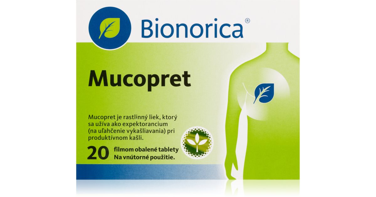 Bronchipret Bronchipret 60mg/160mg filmom obalené tablety na podporu ...