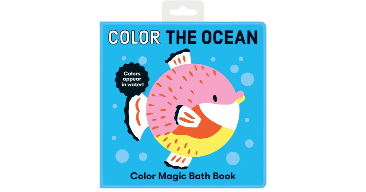 Mudpuppy Color Magic Bath Book Color The Ocean libro acquatico | notino.it