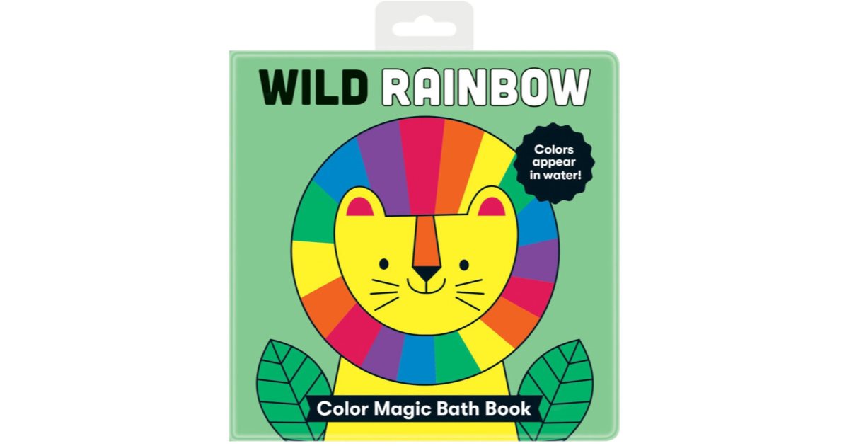 Mudpuppy Color Magic Bath Book Wild Rainbow Badebuch ️ notino.de