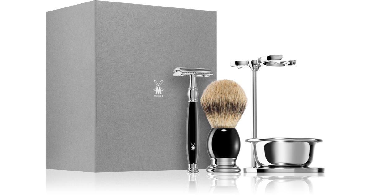 Mühle SOPHIST Black Silvertip Badger Shaving Kit | notino.ie