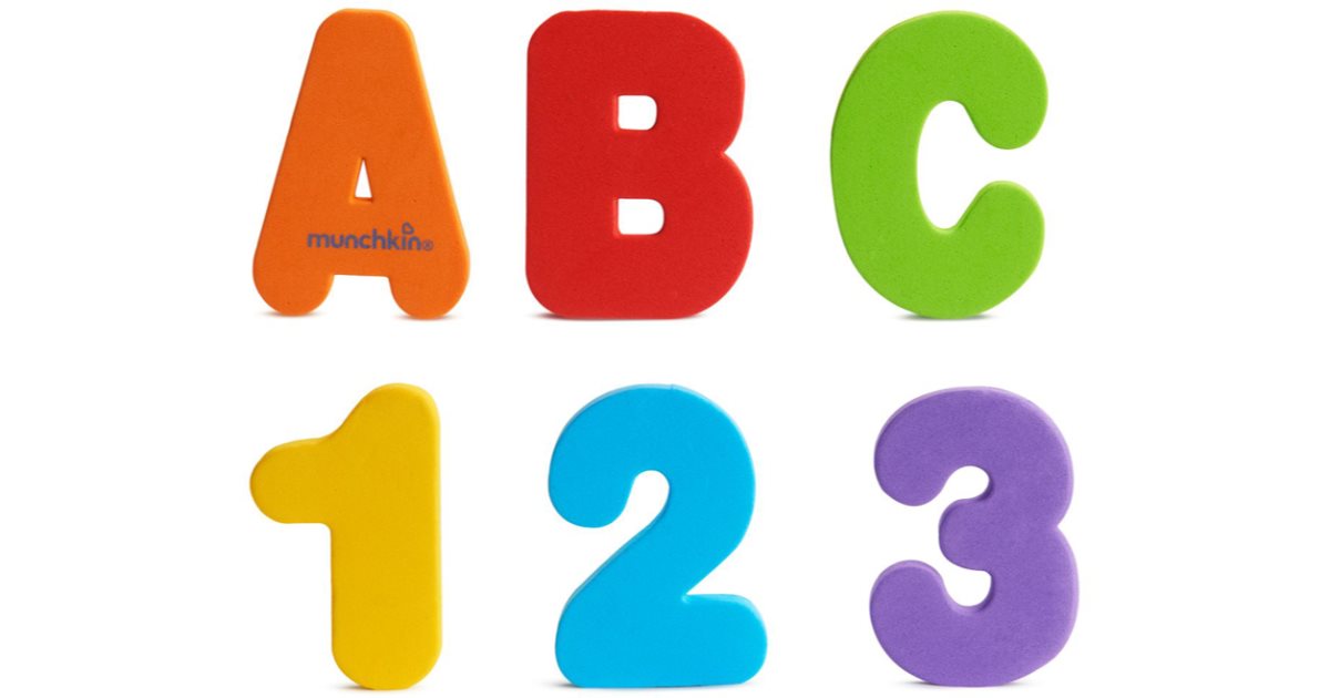 Munchkin Bath Learn Letters & Numbers bath toy | notino.ie