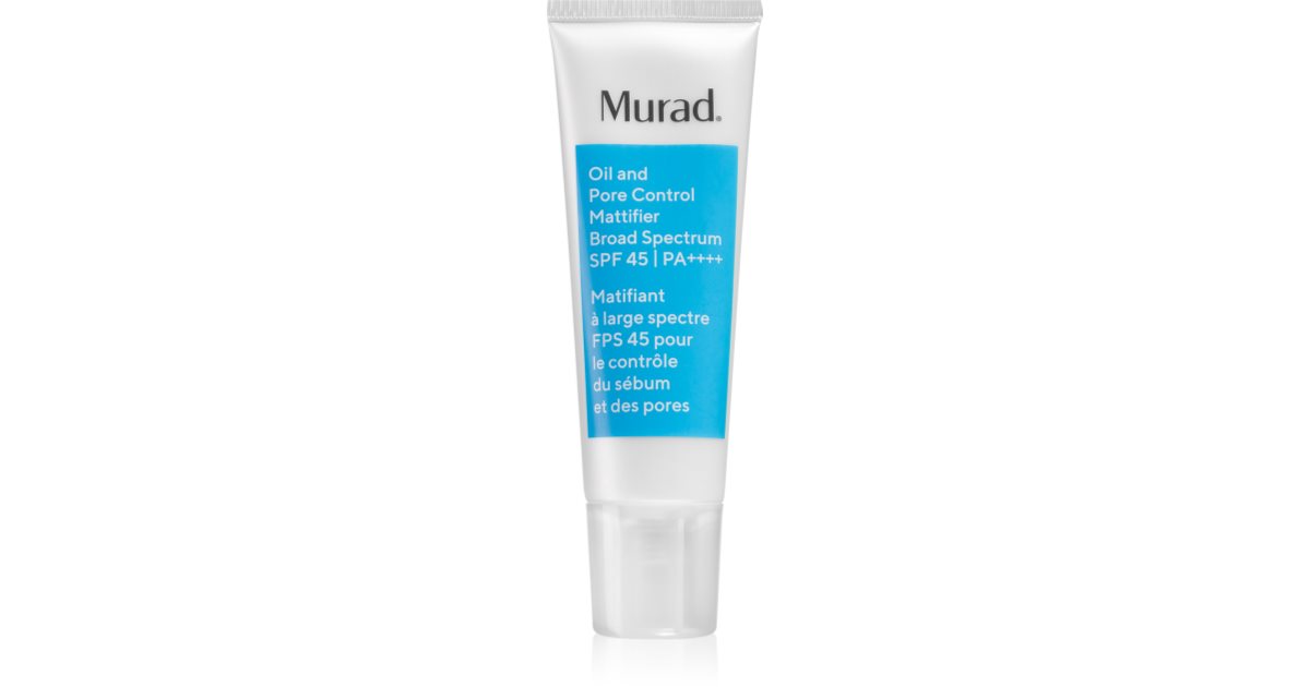 Murad Acne Control Oil and Pore Control Mattifier Broad Spectrum SPF 45 ...
