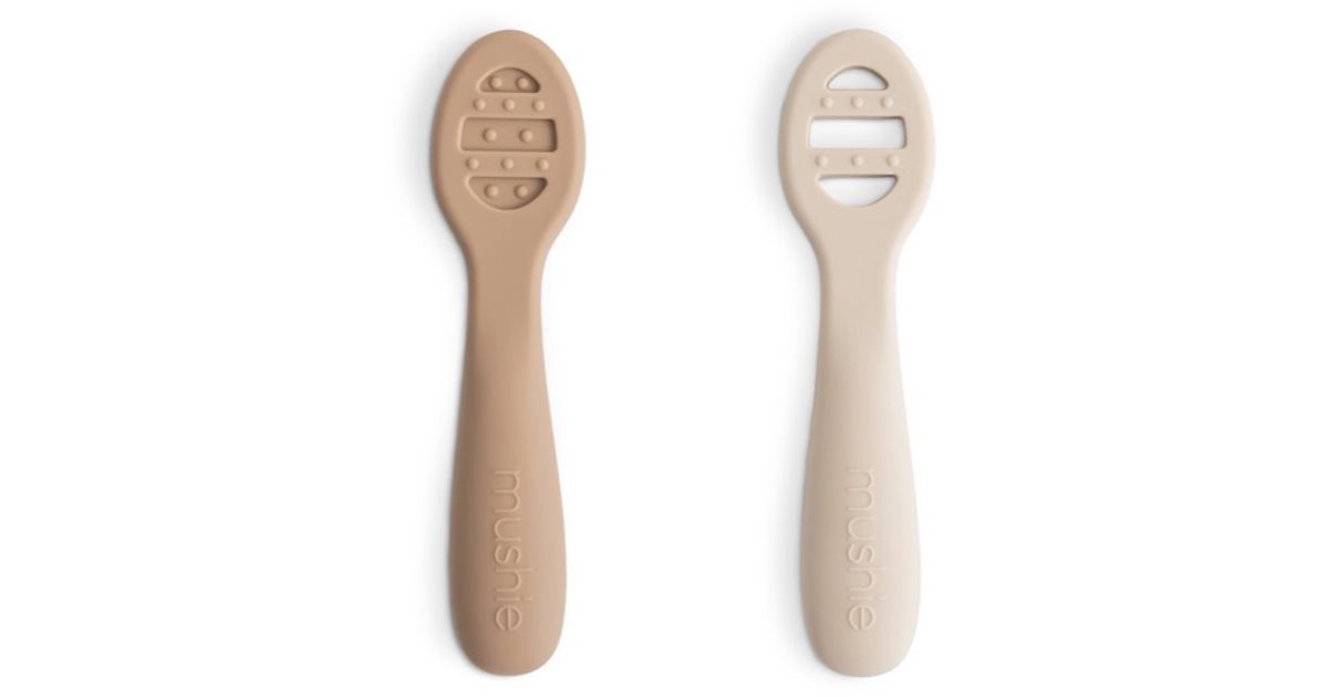 Mushie First Feeding Baby Spoons cuchara | notino.es
