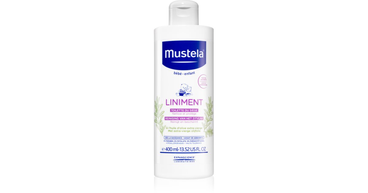Mustela Bébé Liniment lait nettoyant pour bébé | notino.be