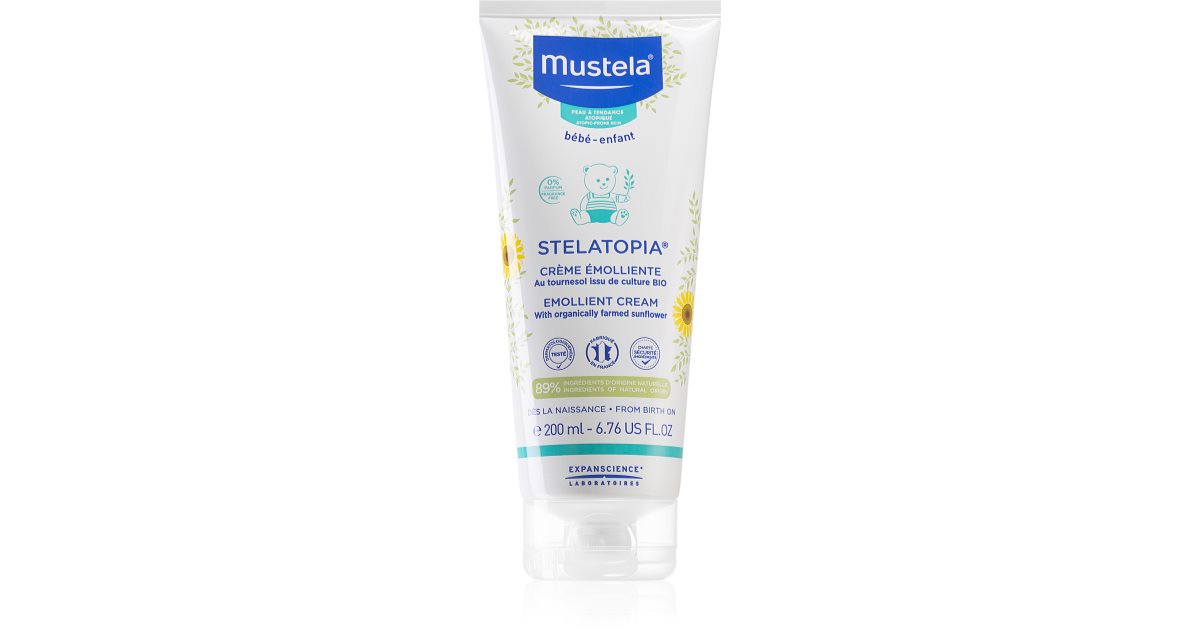 Mustela Bébé Moisturizing and Softening Cream for children from birth ...