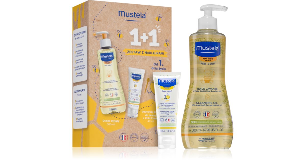 Mustela Bébé Dry Skin coffret cadeau pour bébé | notino.fr