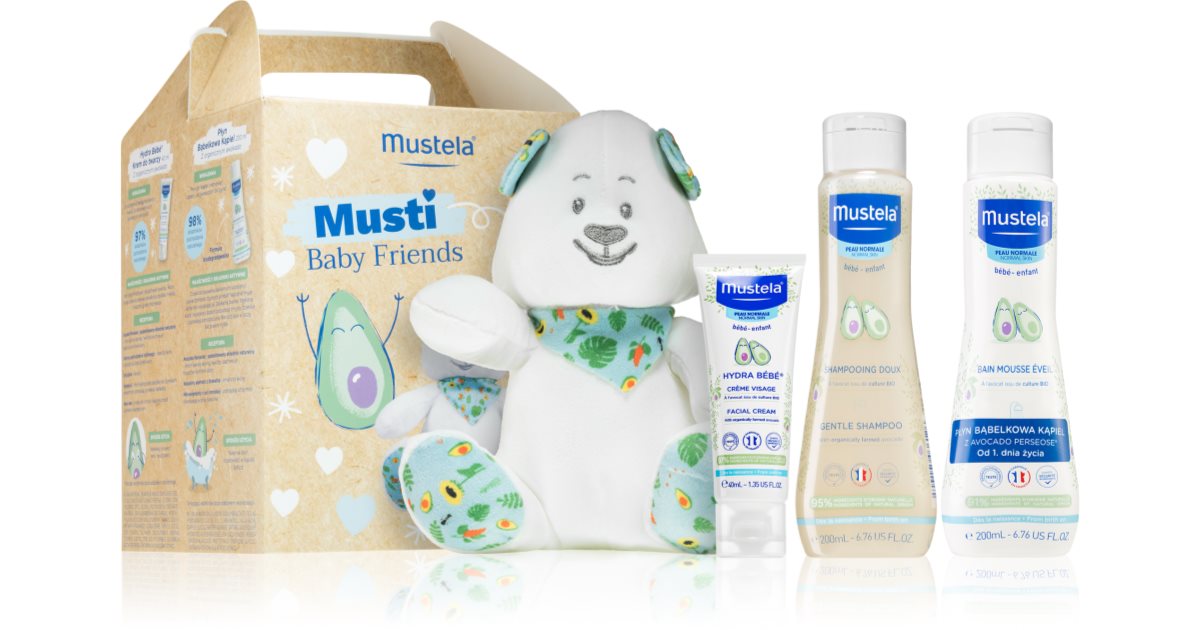 Mustela Musti Baby Friends Gift Set (for children from birth) | notino.ie