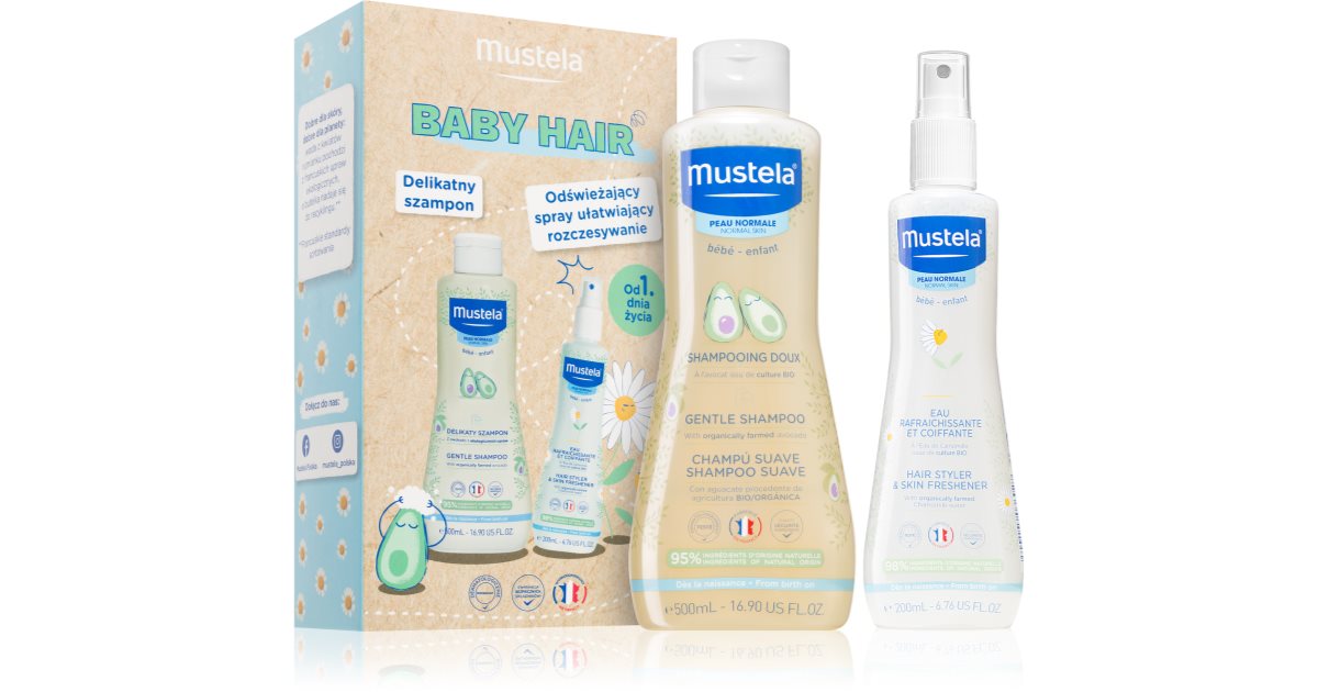 Mustela Bébé Baby Hair gift set for children from birth | notino.co.uk
