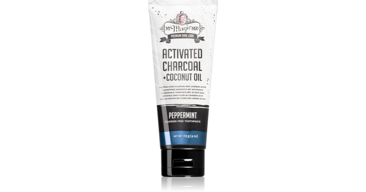 My Magic Mud Activated Charcoal whitening toothpaste with activated ...