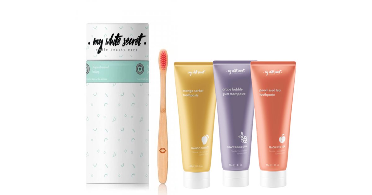 My White Secret Gift Pack Fruits Toothpaste + Toothbrush | notino.gr