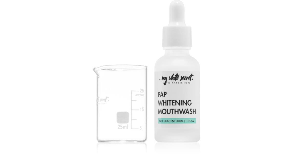 My White Secret PAP Whitening Mouthwash concentrated mouthwash with ...
