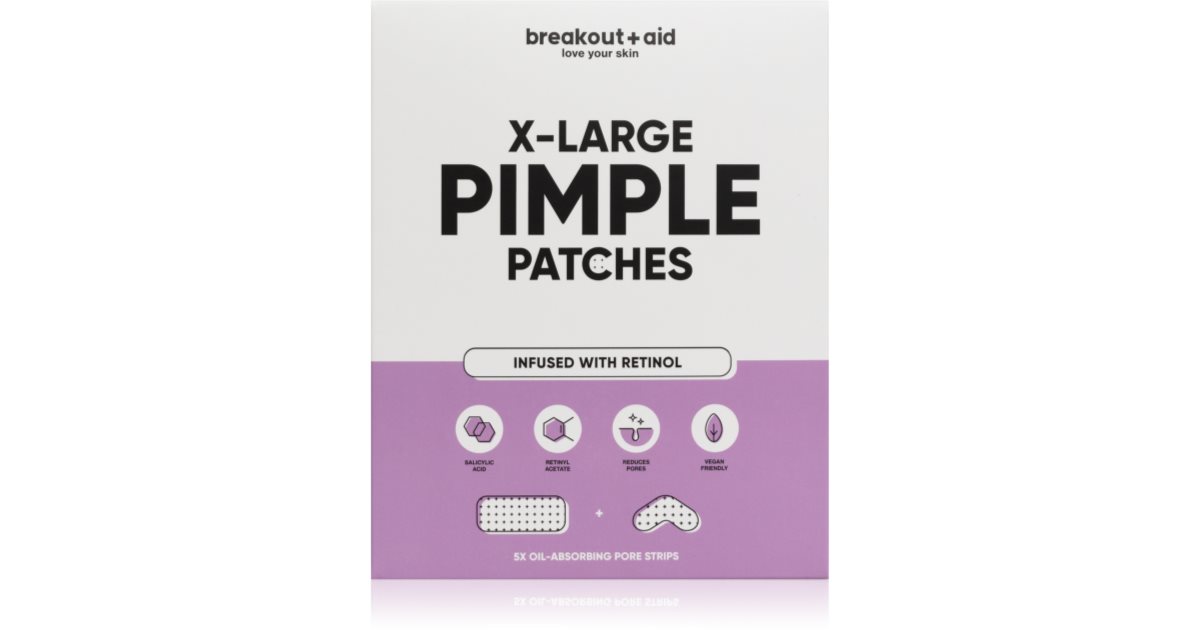 My White Secret Breakout + Aid X-Large Pimple Patches topical acne ...